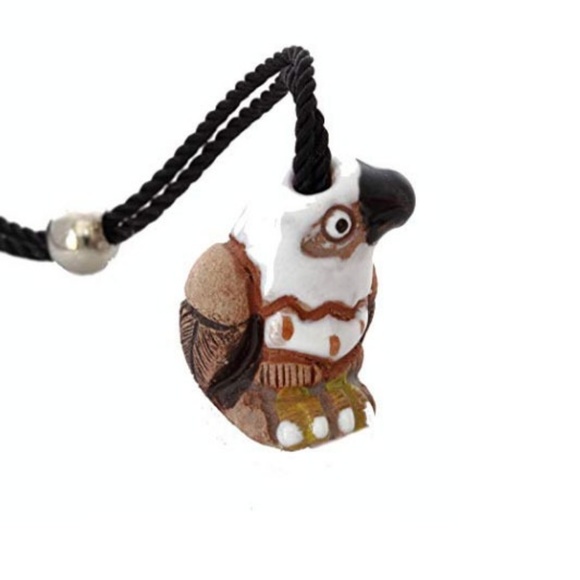 unbranded | Jewelry | Tiny Bald Eagle Clay Figurine Necklace | Poshmark